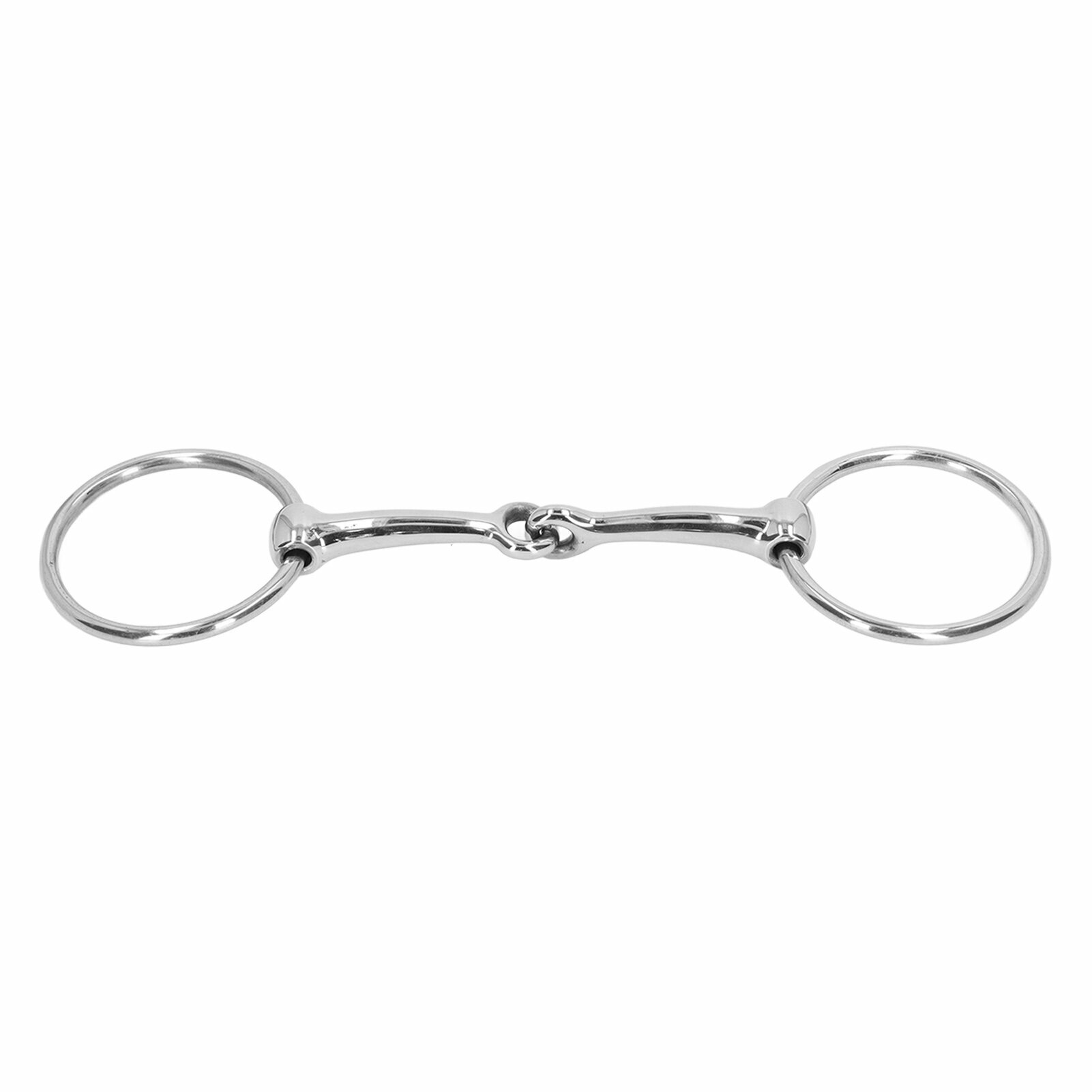 Насадка для рта лошади из нержавеющей стали, свободное кольцо, трензель для лошади, анти-кусательная насадка для рта лошади, 125 мм