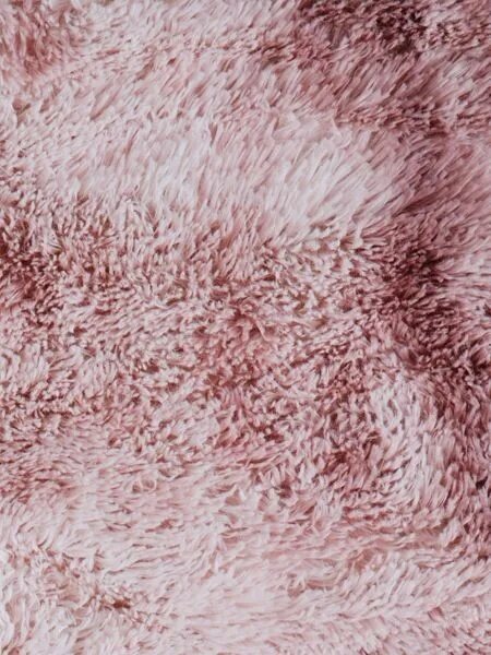 Ковер на пол с длинным ворсом 160х200 розовый ковер комнатный, прикроватный, пушистый в комнату, спальню, гостиную, прихожую