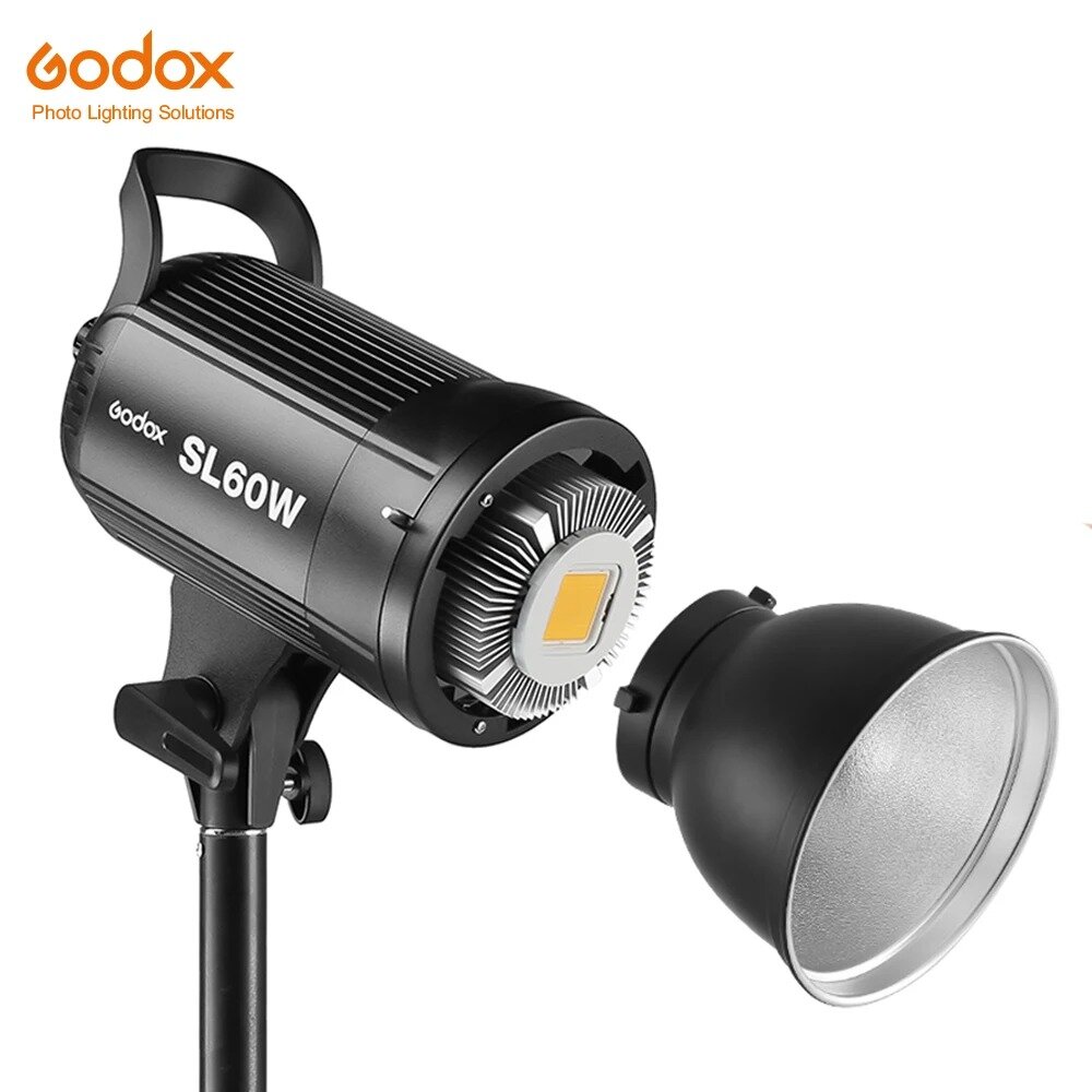 Godox SL60W Светодиодная Видеосветка Белого Цвета 5600K С Непрерывным Освещением Крепление Bowens