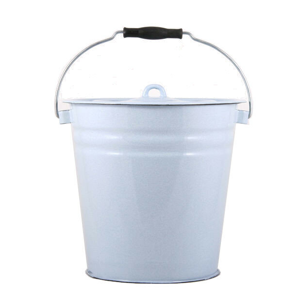 Ведро эмалированное Лысьвенский завод "С-1224", с крышкой, 12 л