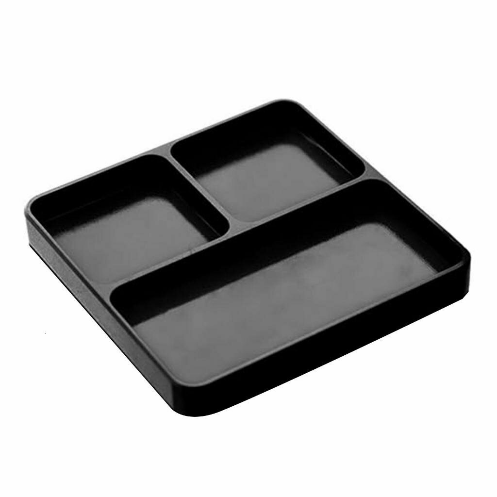 Металлический лоток для деталей моделей машин, Черный