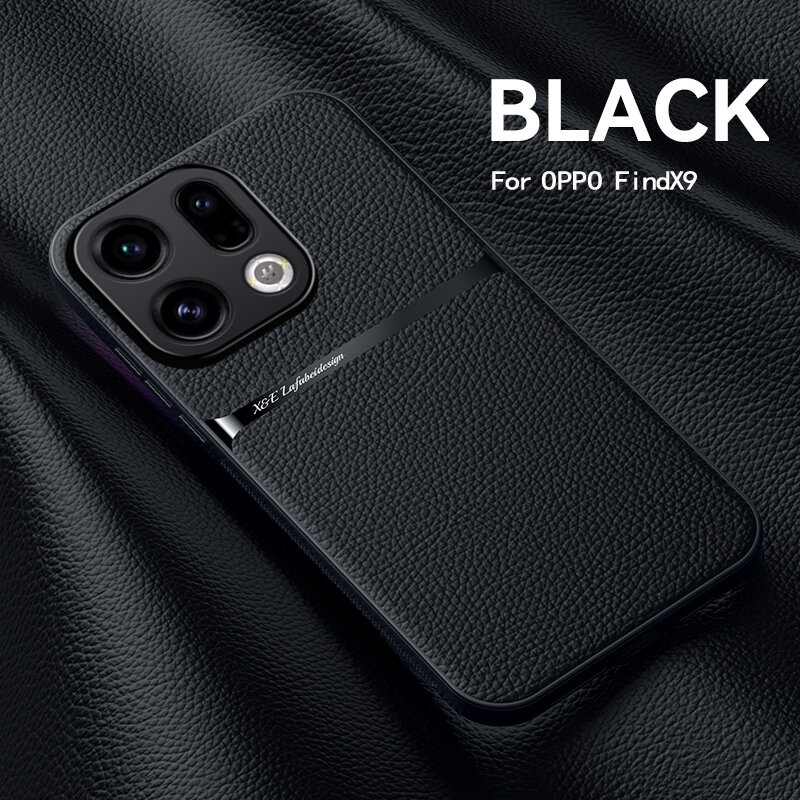 Чехол Для OPPO Find X9/Оппо Финд X9, soft touch, чехол-кардиомонитор, искусственная кожа, поликарбонат (PC), защита камеры, ударопрочный, усиленные углы, OPPO, OPPO Find X9, black,