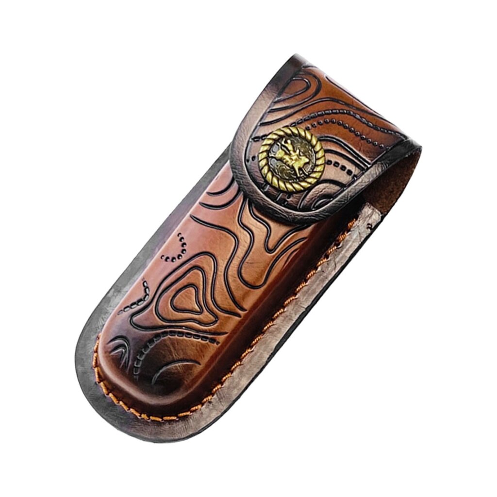 Набор складных ножей из воловьей кожи-S