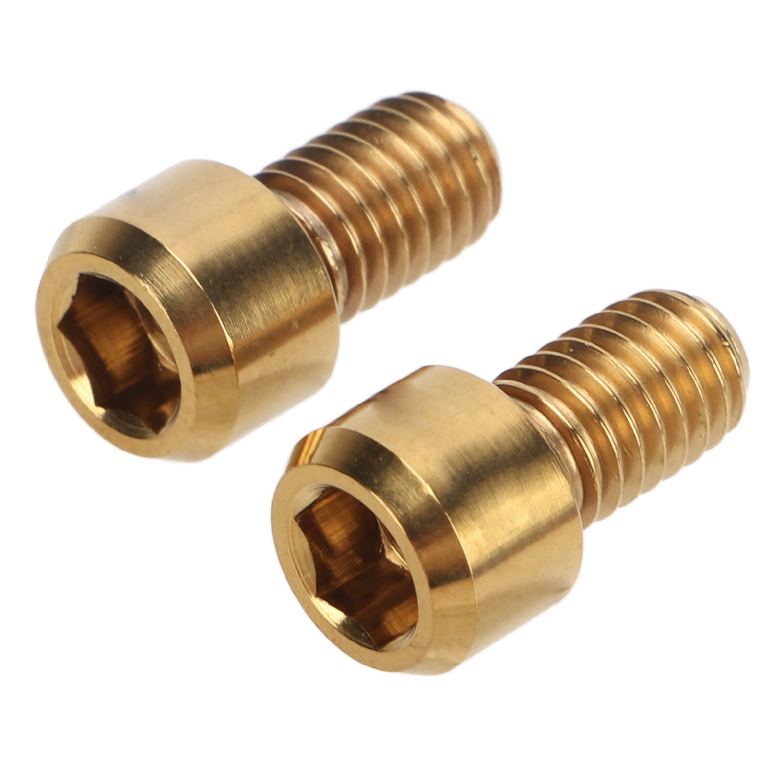 RISK M6x10mm Крепежный винт троса дискового тормоза велосипеда Передняя вилка V Винт линии тормозного давления C Тормозные титановые болты для горного дорожного велосипеда Черный