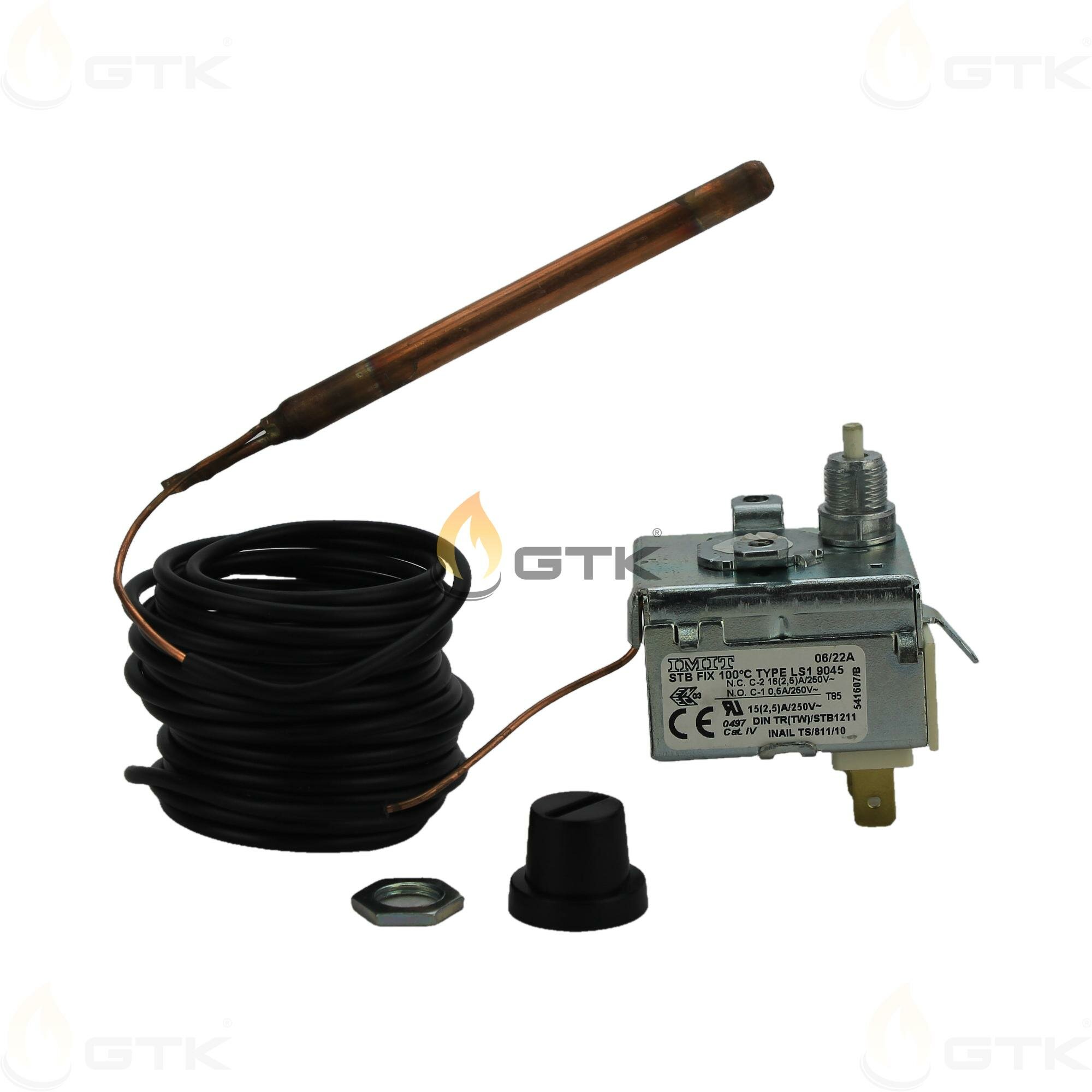 Термостат предохранительный Elco LS1 9045 100°C 3000мм, 65013918