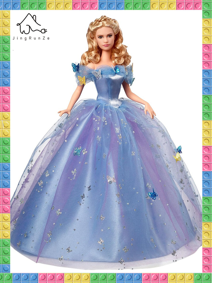 Disney, Куклы Золушки на Королевском балу, Куклы принцессы Золушки, периферийные устройства для фильмов, коллекционные подарки, наборы игрушек NRFB