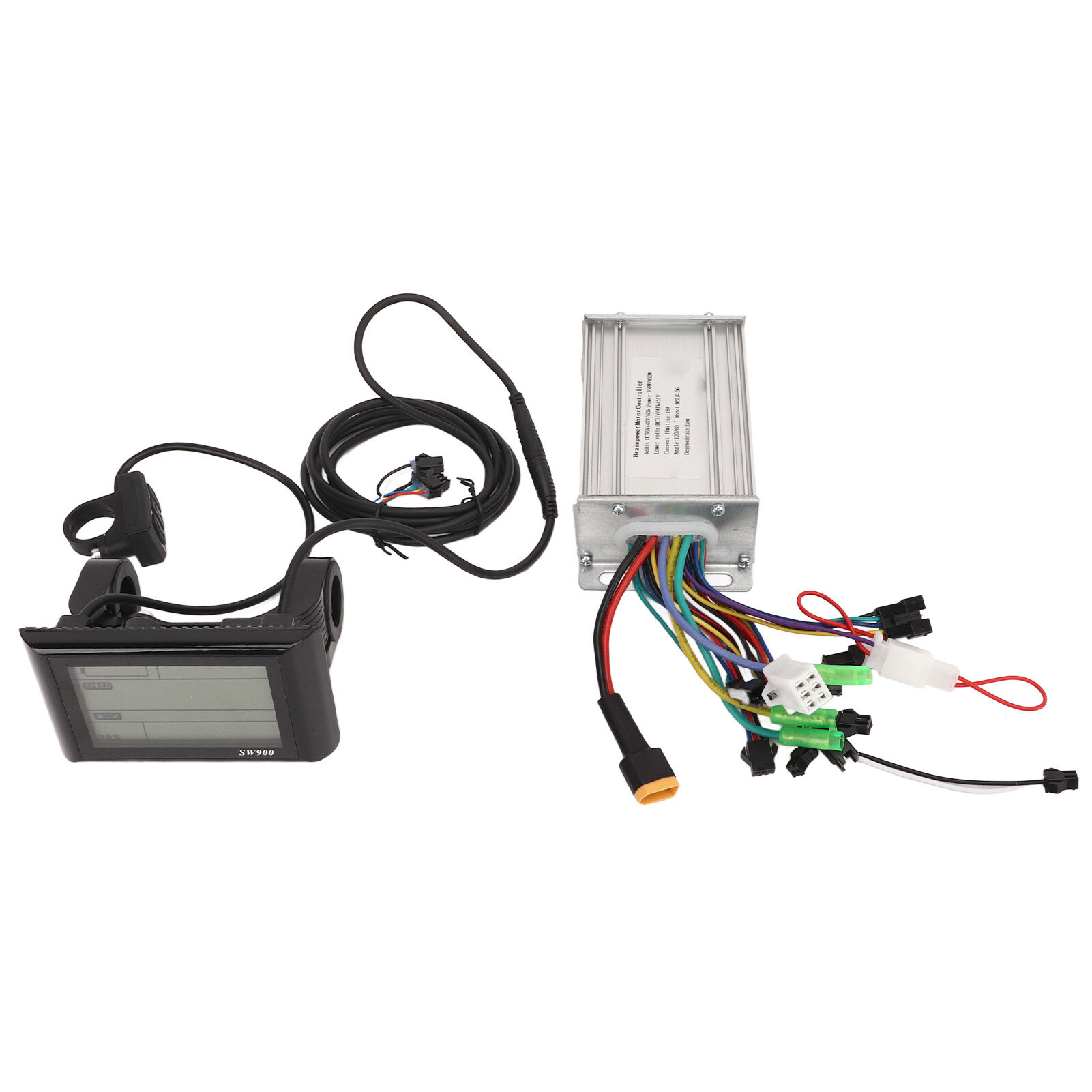 Контроллер бесщеточного двигателя 36 В, 48 В, 60 В, 350 Вт, 450 Вт, 18 А с ЖК-дисплеем S900, комплект регулятора скорости для электрического велосипеда, скутера