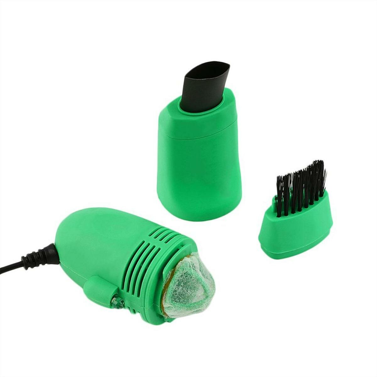HA Mini USB Vacuum Cleaner для клавиатуры, пылесборник, чистящая салфетка для ноутбука, цвет зеленый