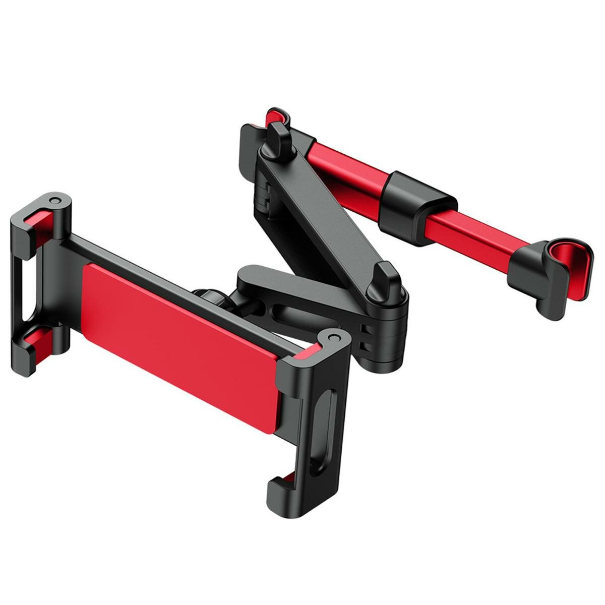 Телескопический кронштейн для автомобильного сиденья, подушка для заднего сиденья автомобиля, держатель для мобильного телефона, цвет: 06, обновленная версия, красный