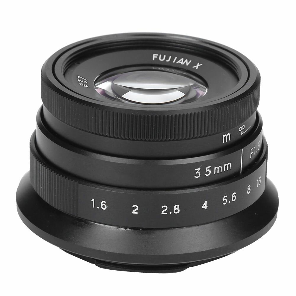 NEWYI 35mm F1.6 Mark II оптический объектив с большой диафрагмой для зеркальных камер, 100% новый, для пейзажной и гуманистической фотографии