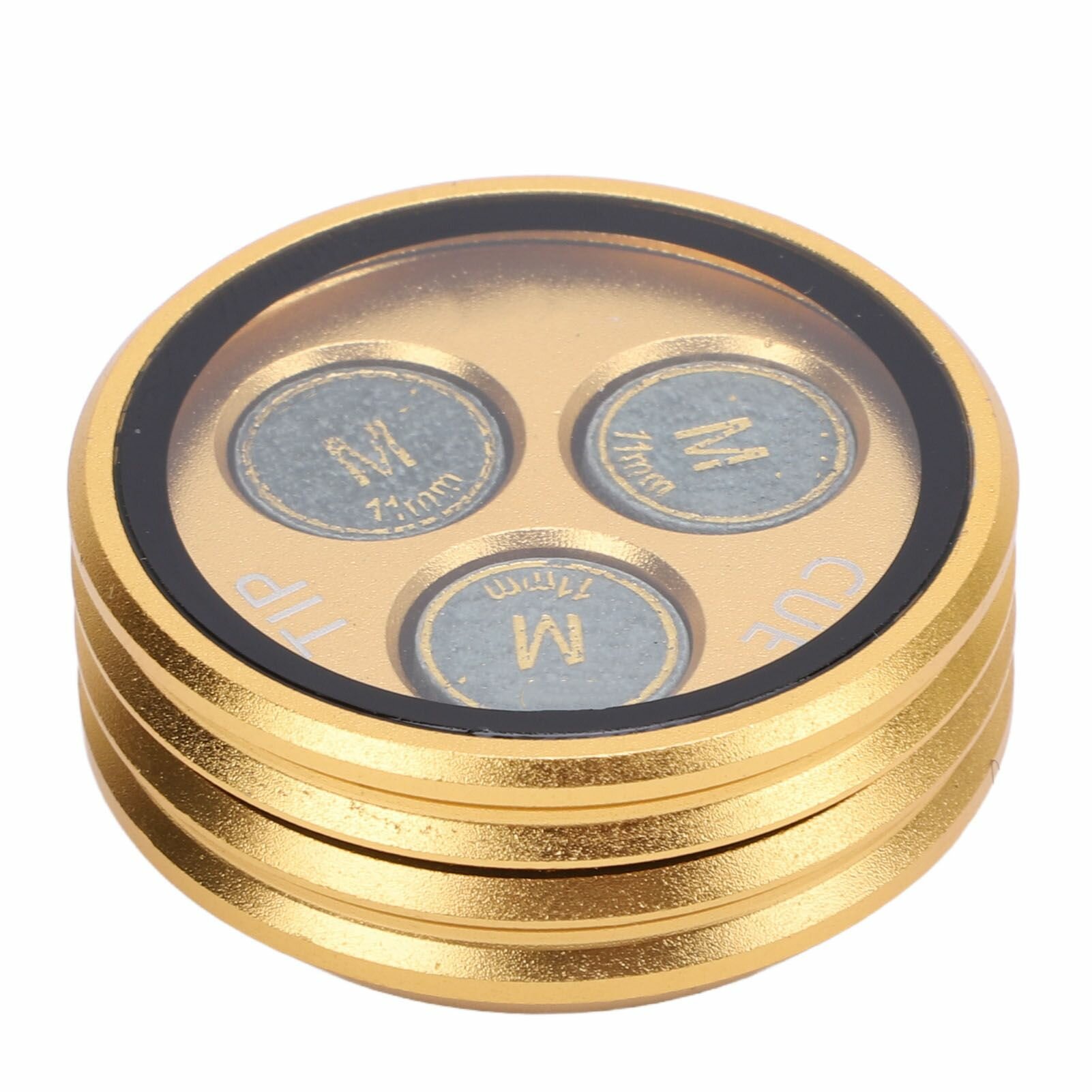 3 шт. зеленых ламинированных насадок для бильярдного кия с коробкой для хранения, сменный комплект мягких насадок для бильярдного кия