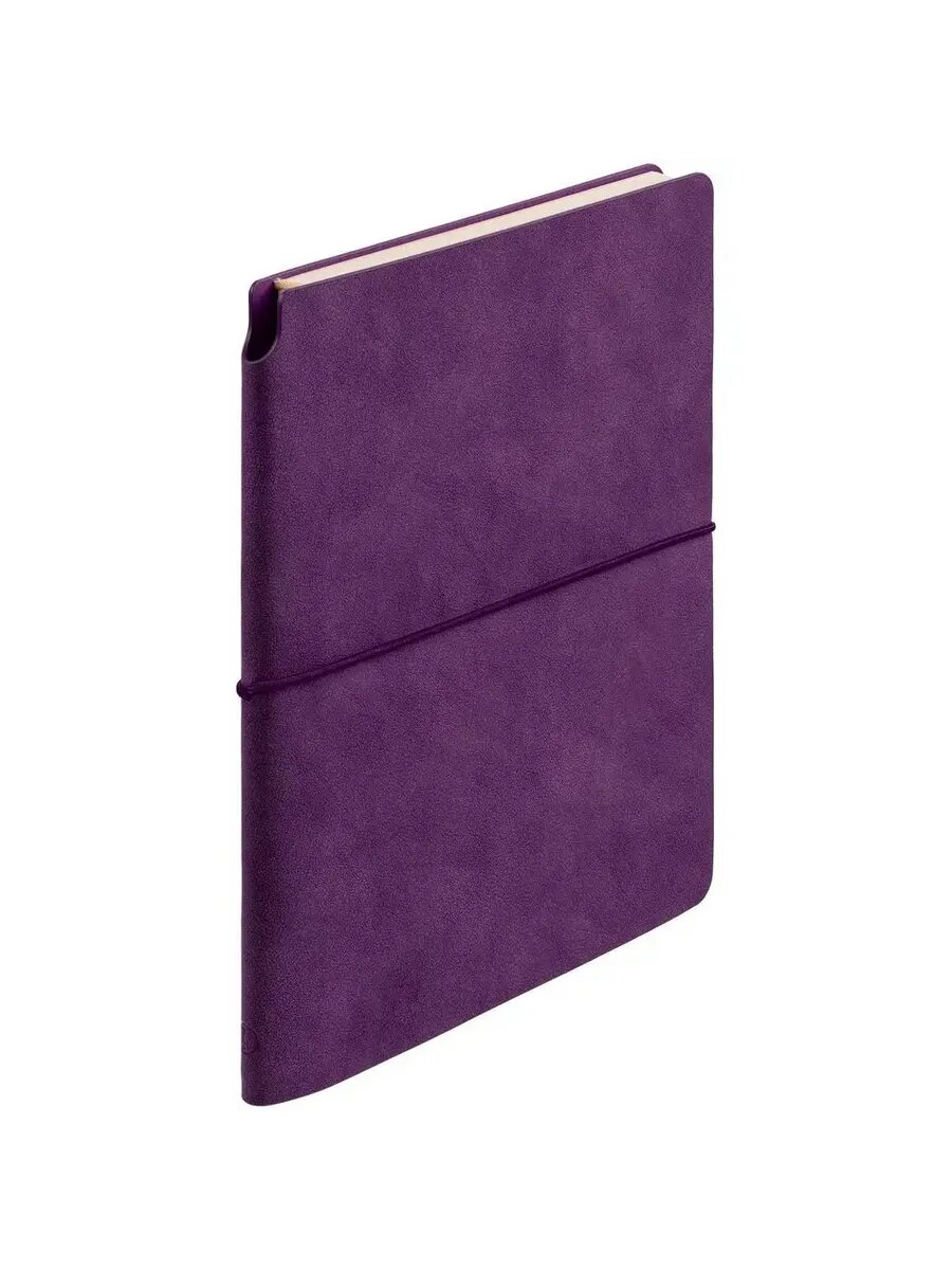 Стильный недатированный ежедневник в фиолетовом цвете