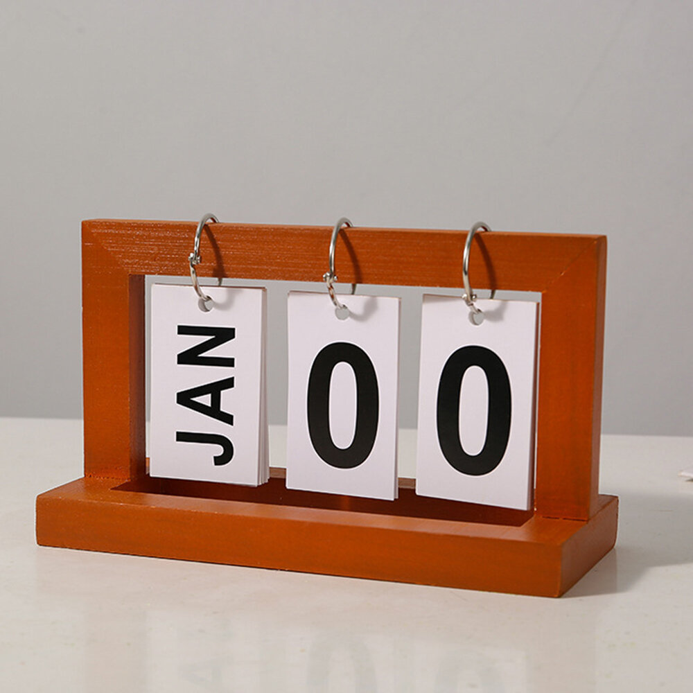 Деревянный перекидной календарь