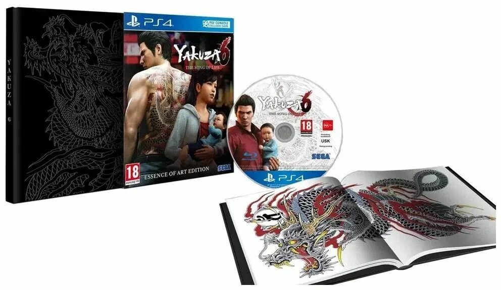 Игра Yakuza 6 The Song of Life. Essence of art edition для PlayStation 4. Уцененный товар