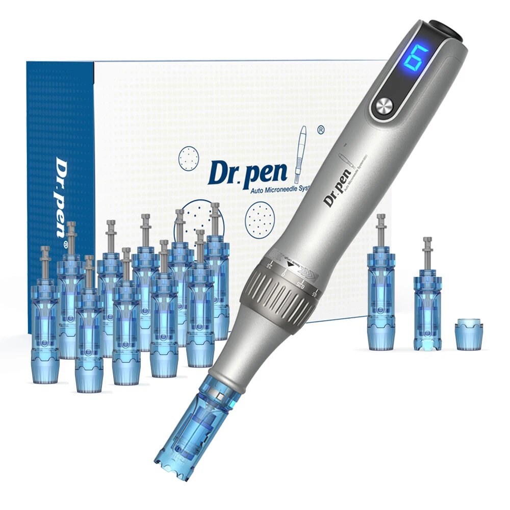 Dr.Pen M8S Ручка для микронидлинга, EU plug 24pins, 10шт