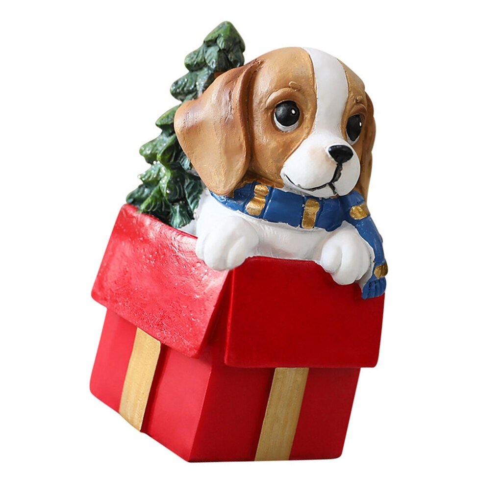 Украшение Подоконника Орнамента Дисплея Подарочной Коробки Собаки Ручной Работы для Детской Комнаты