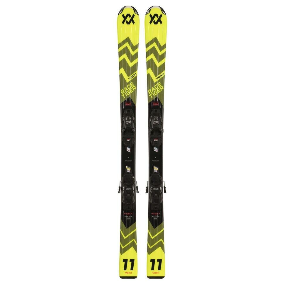 Decathlon Горные лыжи Volkl RACETIGER с креплениями Marker 4.5 VMOTION 120 см Цвет: Желтый / Черный