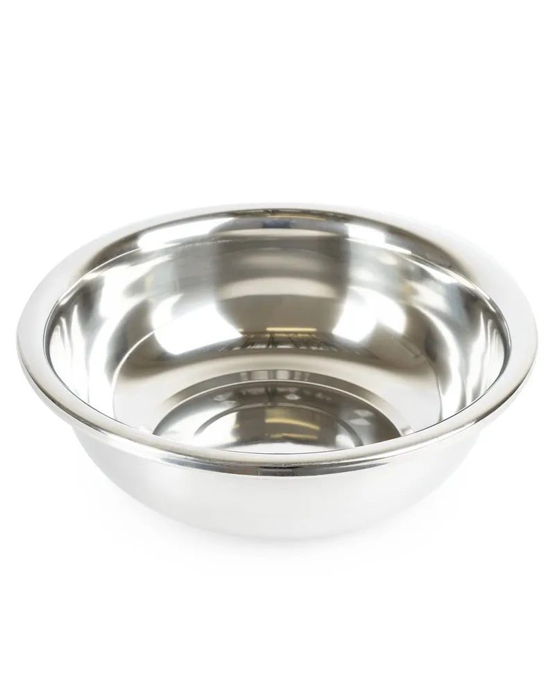Миска диаметром 20 см для салата, для замешивание теста, для собаки, нержавеющая сталь, объем 1,1 литра, высота 6 см