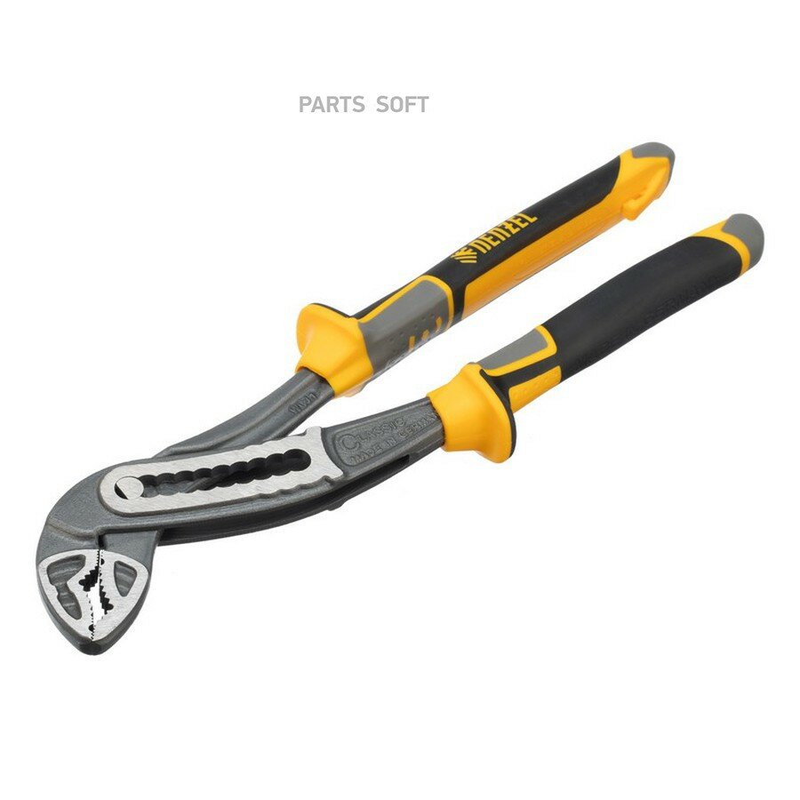 Клещи переставные, трехкомпонентные рукоятки 240 мм от официального дистрибьютора, DENZEL, артикул 17900