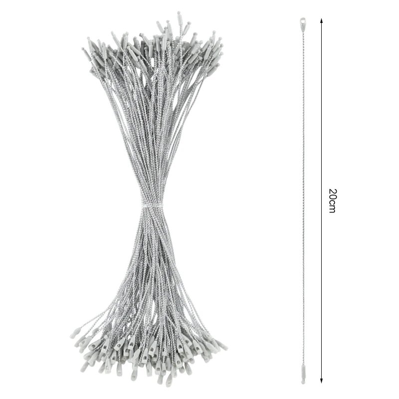Силиконовые подвески для елки, 100 шт, Silver