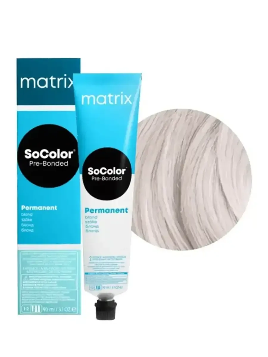 Краска для волос Matrix SoColor Pre-Bonded, Перманентная с бондером, UL-V+ (UL-22)