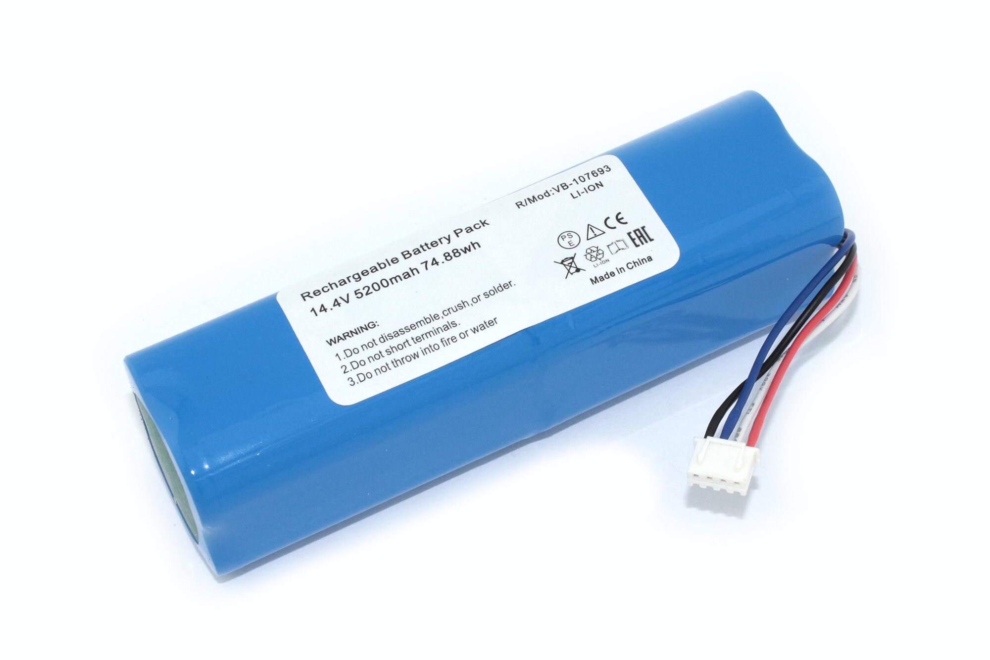 Аккумулятор для пылесоса Xiaomi Mi Vacuum Mop 2 XMSTJQR2C STYTJ03ZHM 14,4V 5200mah