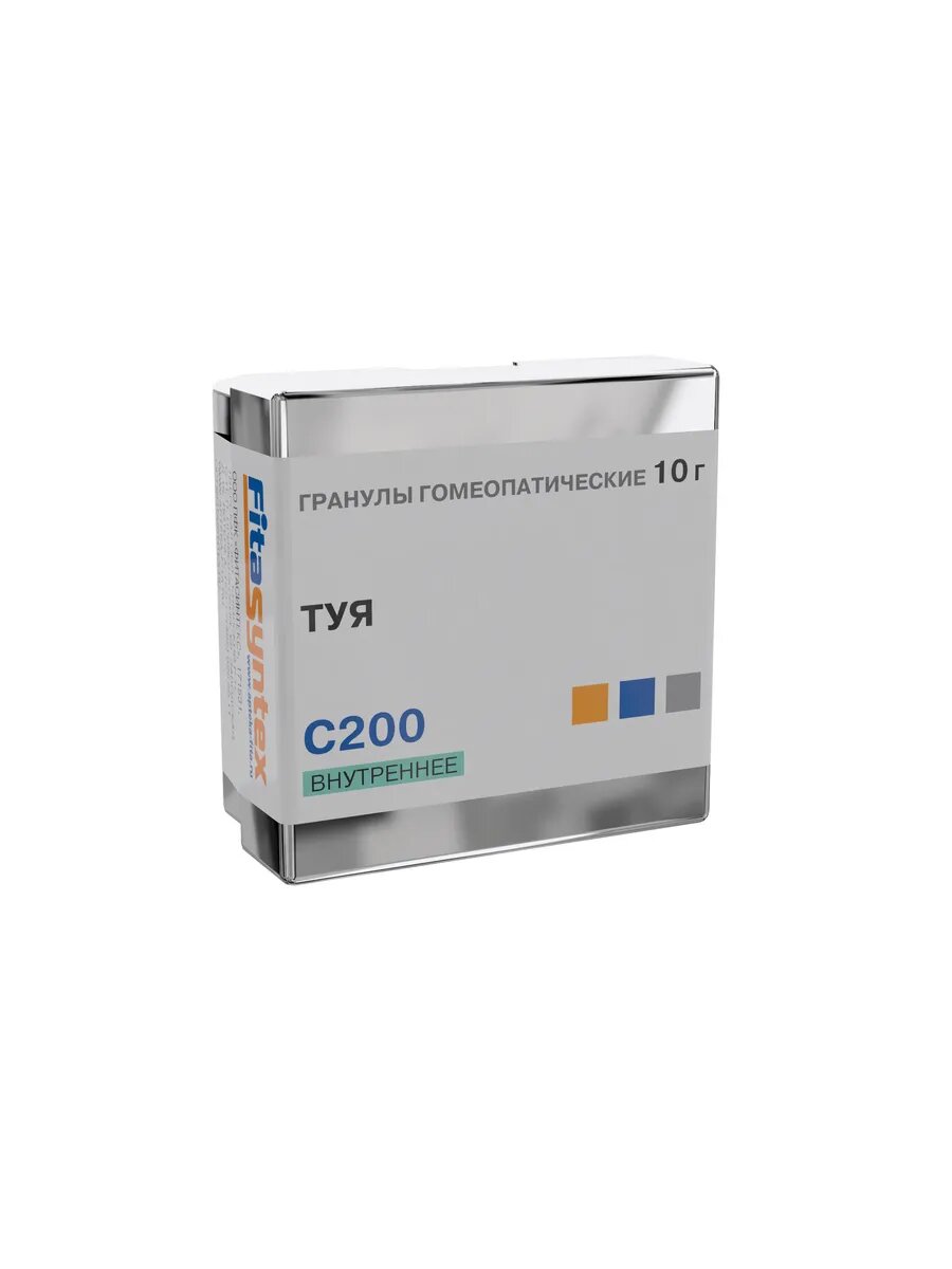 Туя С200, гранулы гомеопатические моно, 10 грамм , Фитасинтекс