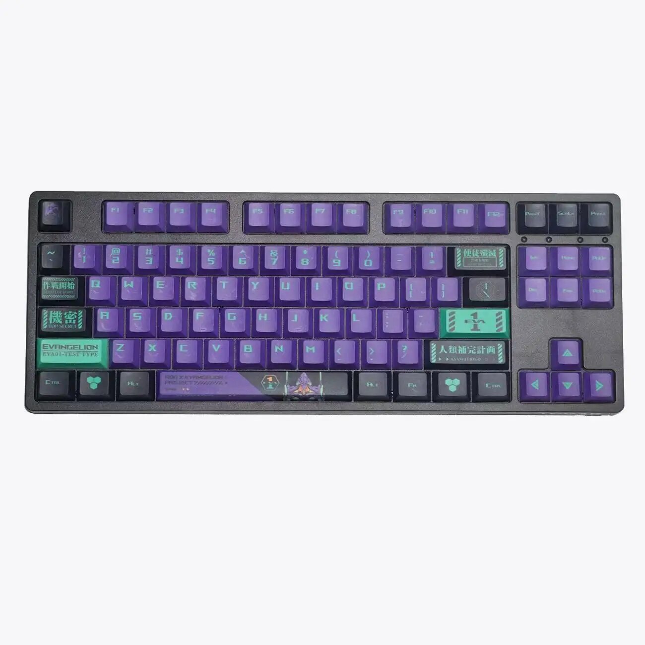 Механическая клавиатура Bandai EVANGELION RGB87 Keyboard-B, Classic Black Axis