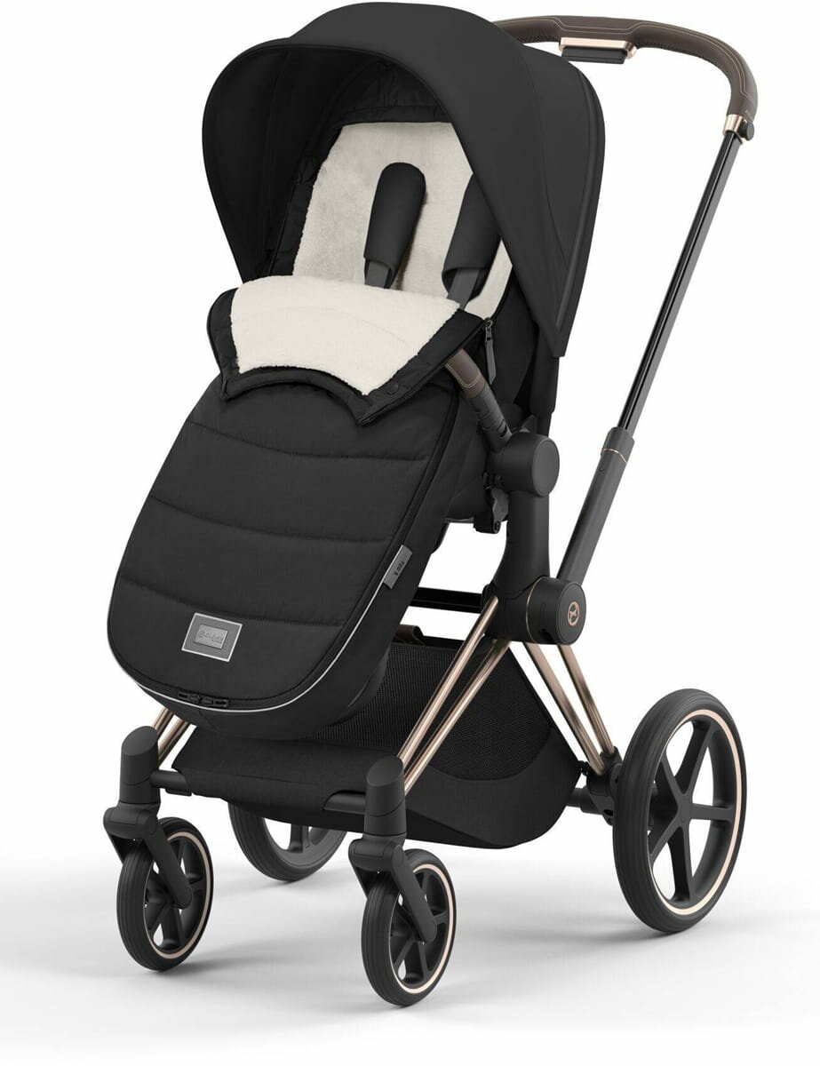 Конверт-накидка на ножки Cybex Platinum Footmuff Sepia Black
