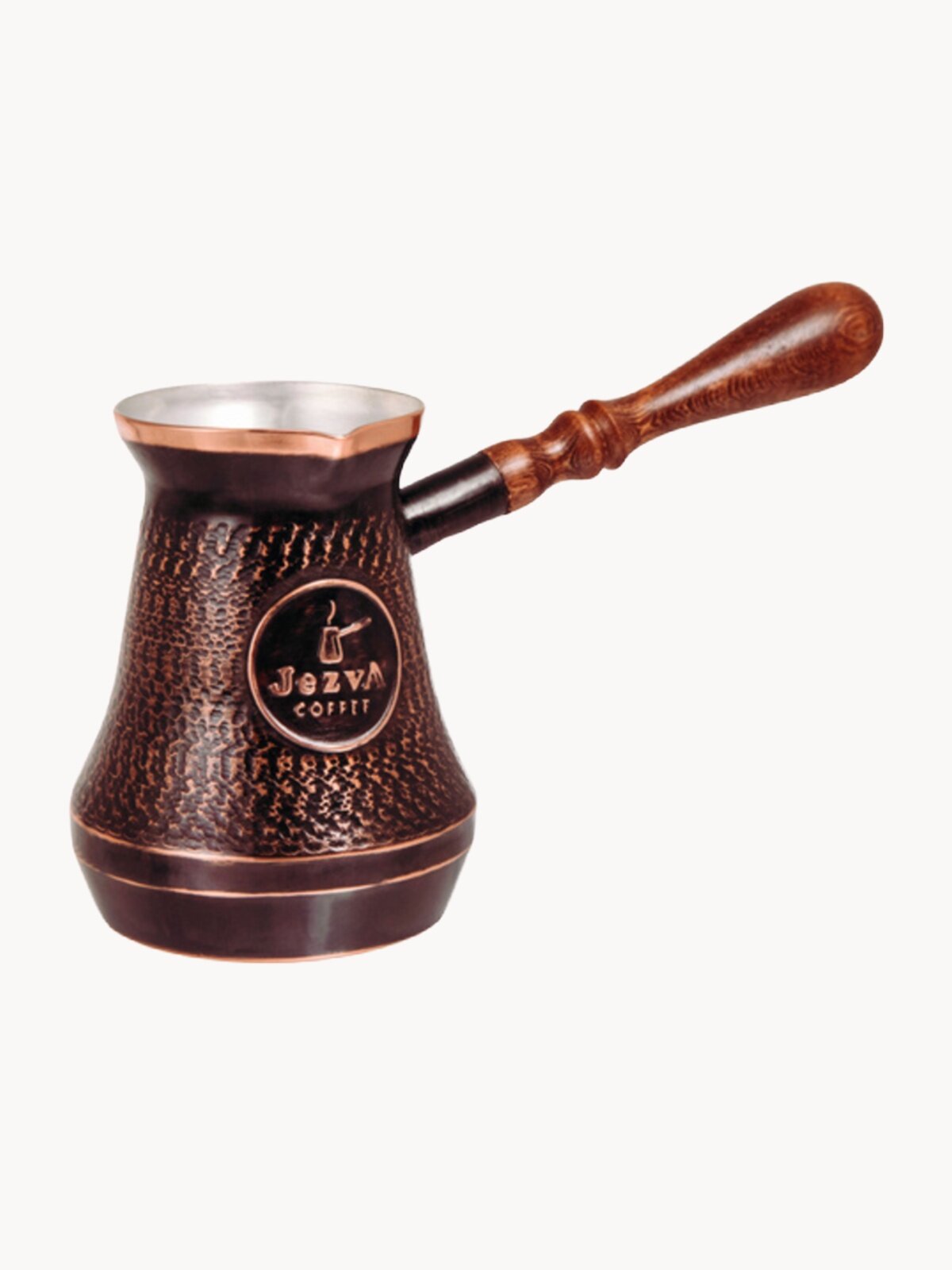 Турка (Джезва) для кофе JEZVA COFFEE медная, ручной работы, объем 160 мл