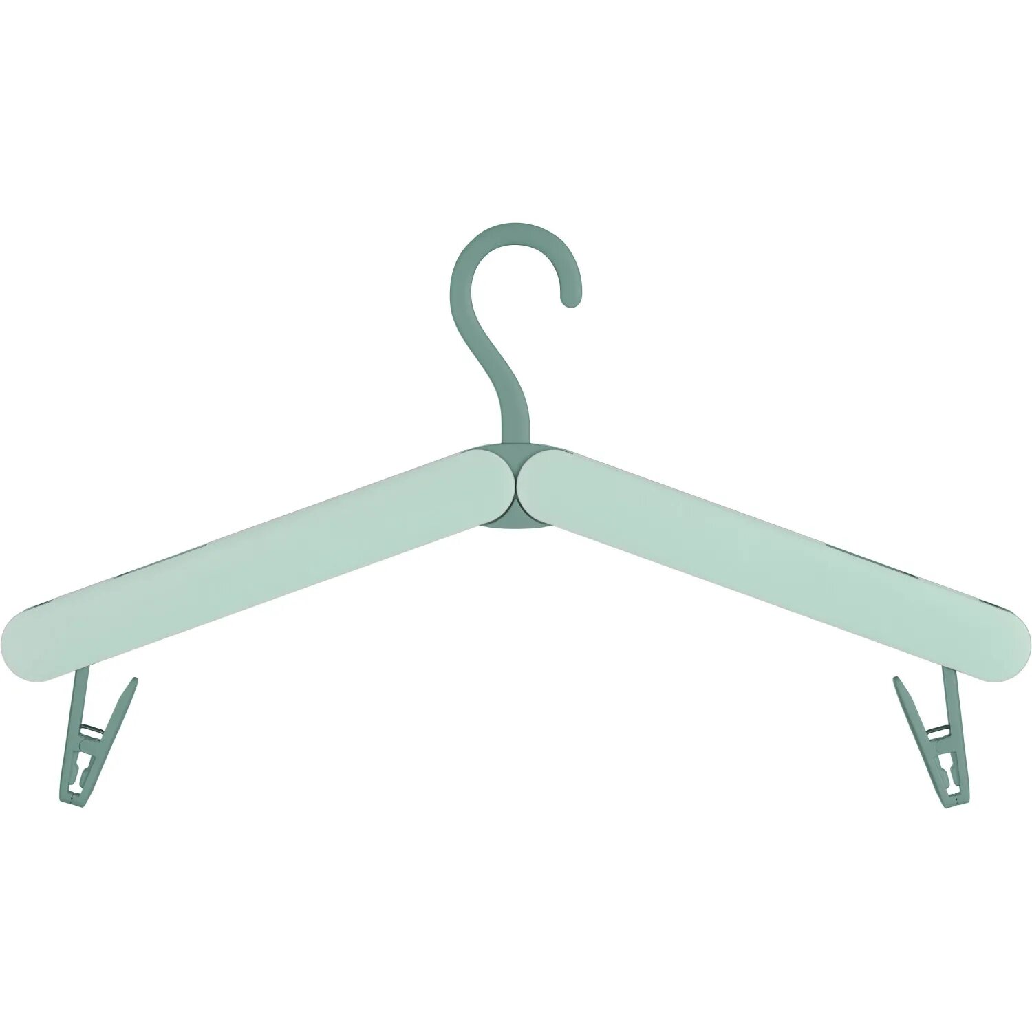 Вешалка-плечики HD_Attache HD604(C/B) складная. пластик зеленый р.44-46