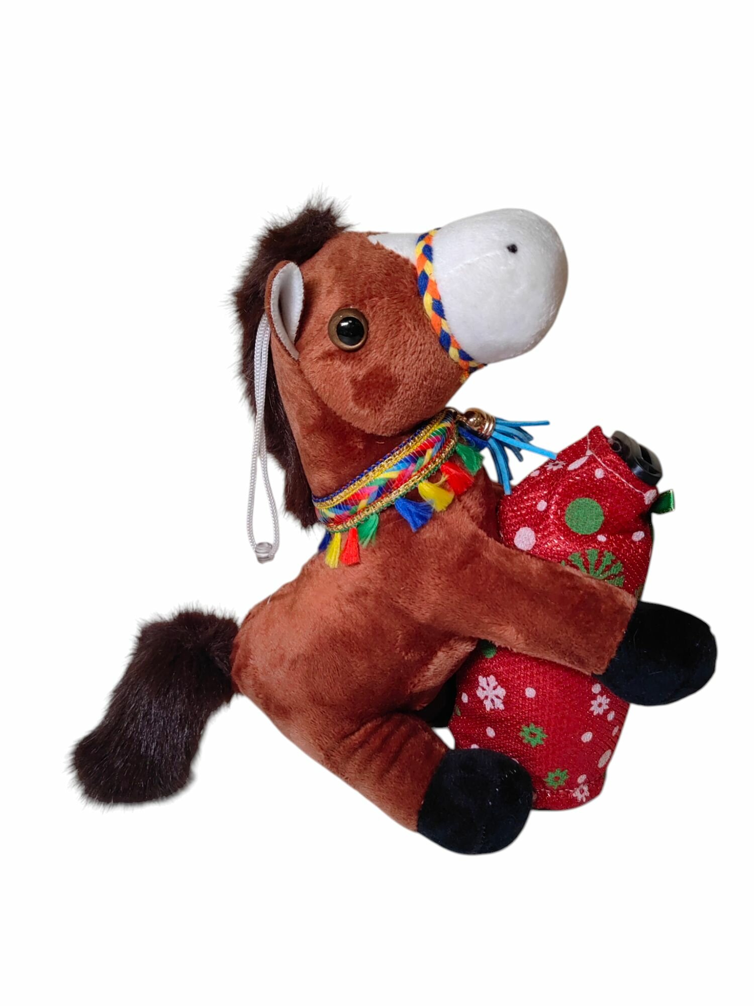 Поющая лошадка с музыкальной копилкой символ года