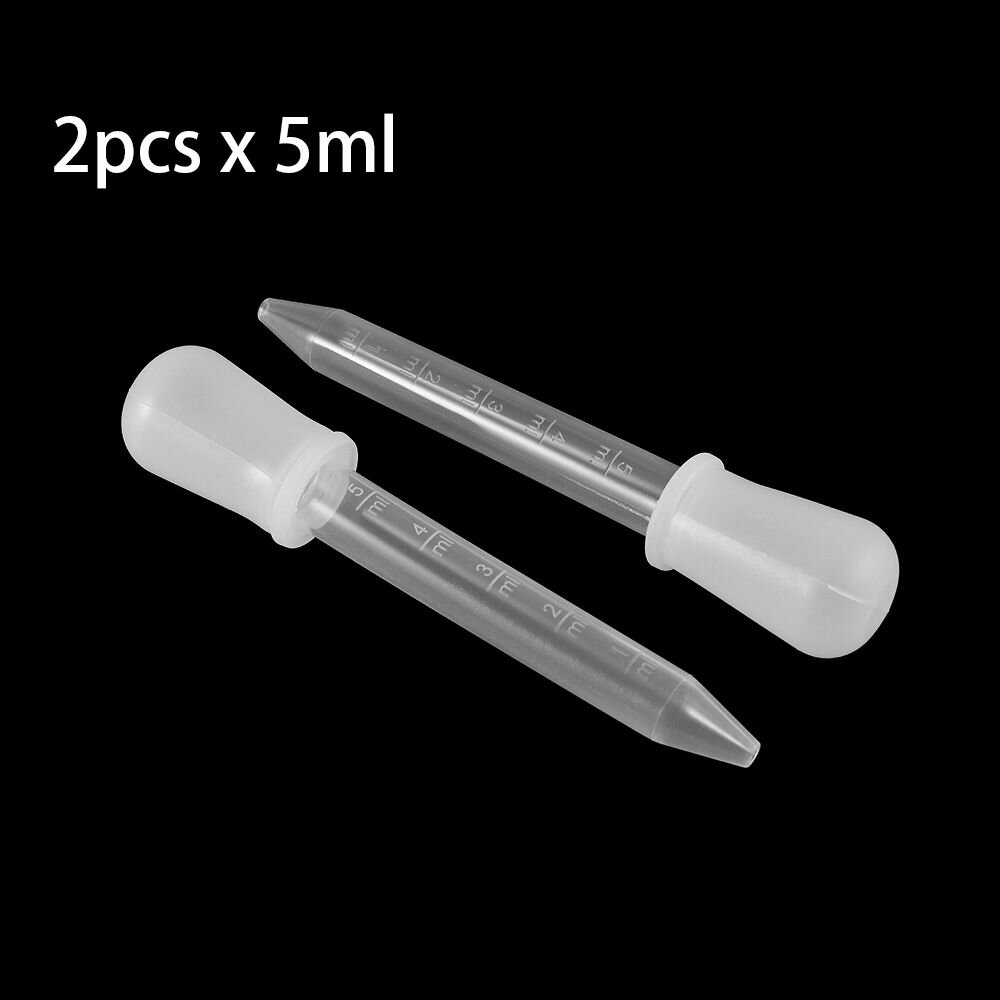 Пипетка мерная пластиковая для творчества, мыловарения и эпоксидной смолы, 2 шт, удобная и точная дозировка жидкостей, белый цвет