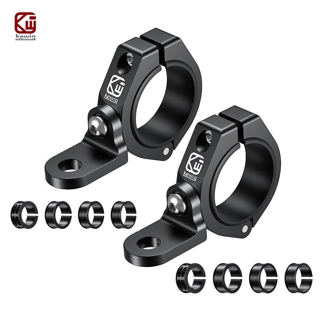 Зажимы для фар мотоцикла из алюминиевого сплава, кронштейны UTV, кнут, крепление для флага, 2 pieces