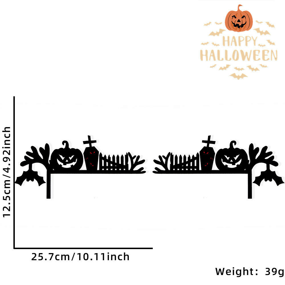 StyleE очаровательные деревянные уголки для окон и дверей для праздничных украшений, стиль Halloween