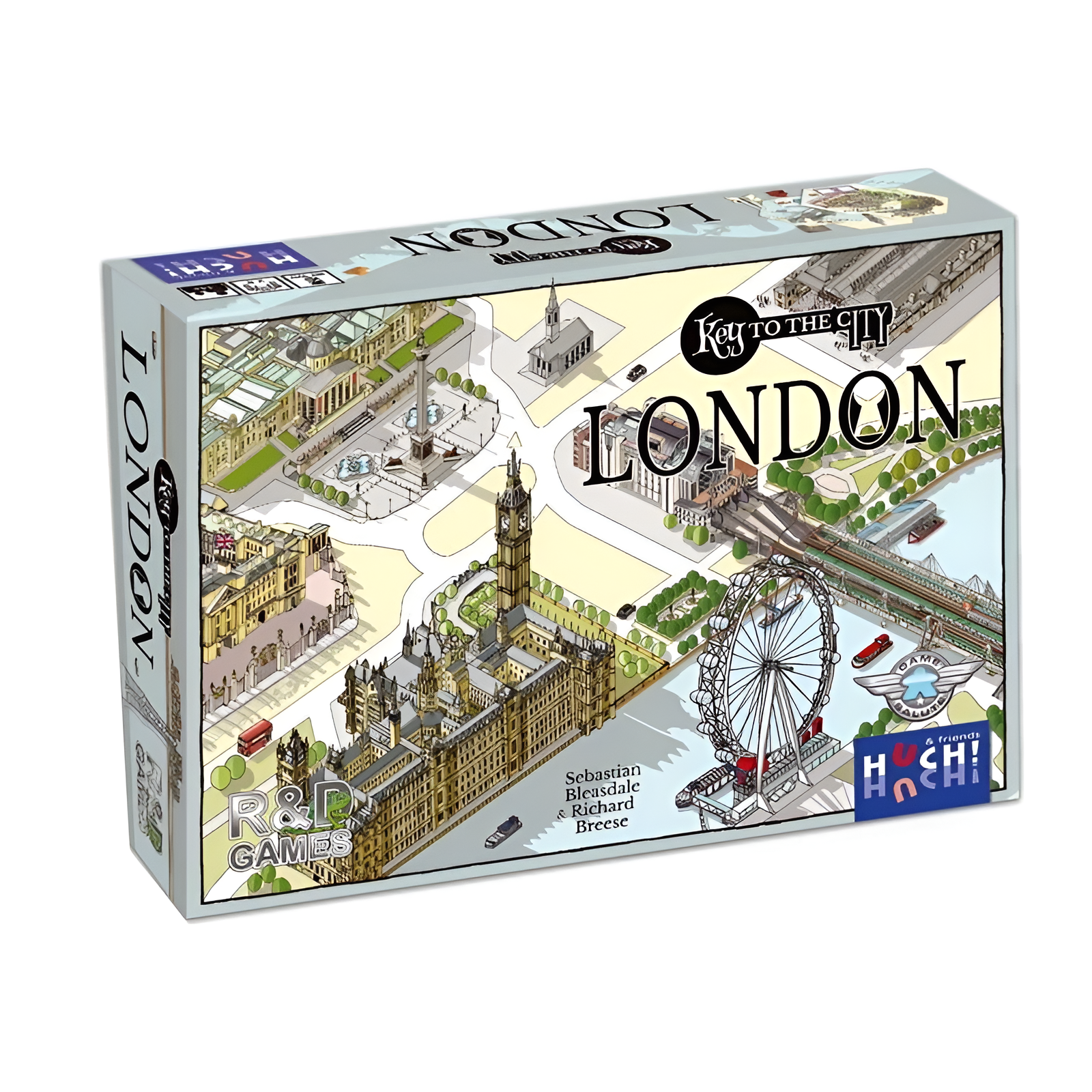 Настольная градостроительная игра Key to the City: London на английском