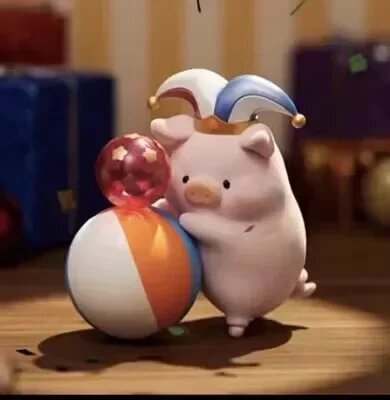 Luo Jiujiu ЛULU Pigy, фигурка, цвет Play ball