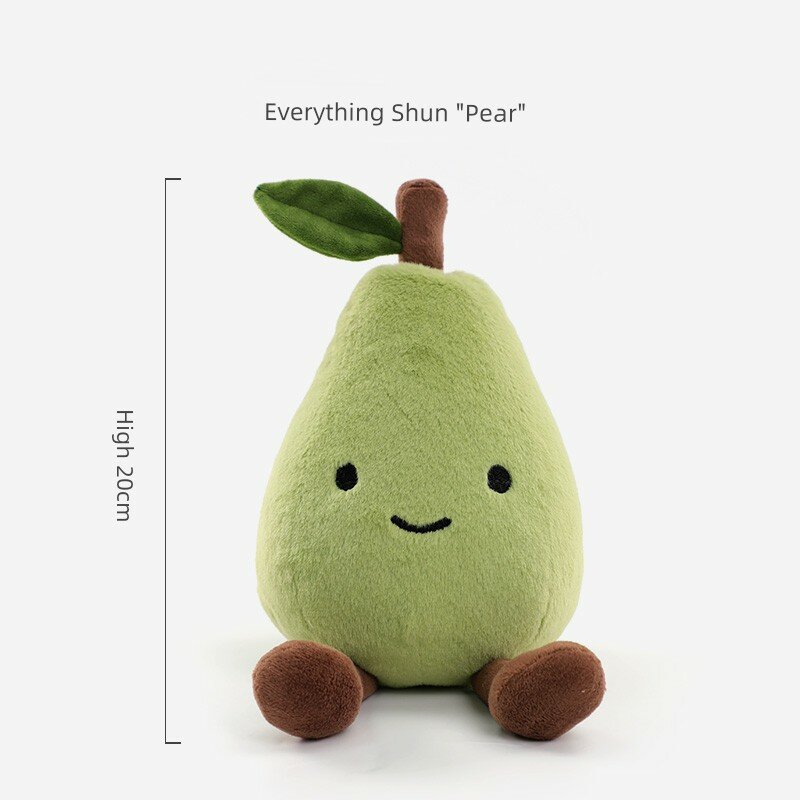 Мягкая игрушка RECUR Juicy Water Pear Fun Fruit Series: милый плюшевый куколка-подарок Сочные Груши (Большой Размер)