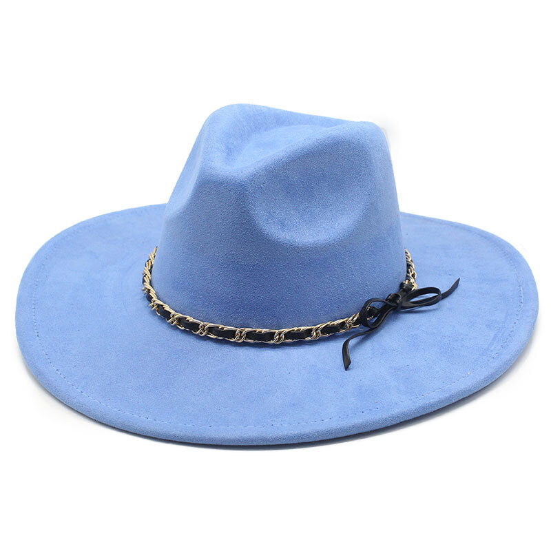 Многоцелевая Джазовая шляпа из замши Унисекс Осень Британский стиль Замша / MOM-009