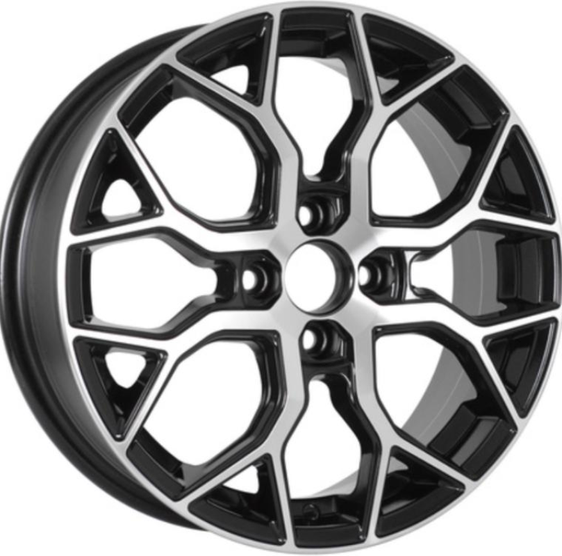 Диск колесный Tech Line VENTI 1619 6,0x16 4x100 Dia60.1 ET41 цвет BD (черный с проточкой)