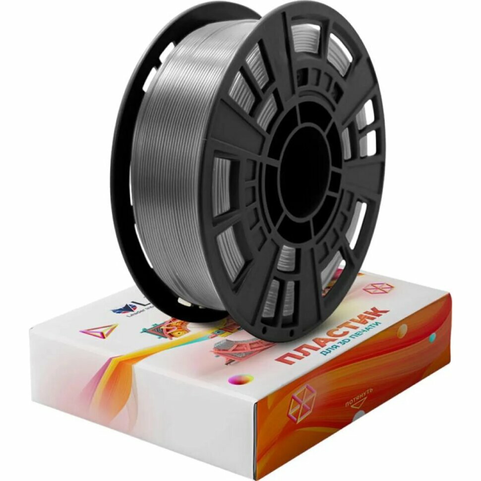 Катушка PLA+ пластик LIDER-3D Серый, 2306082