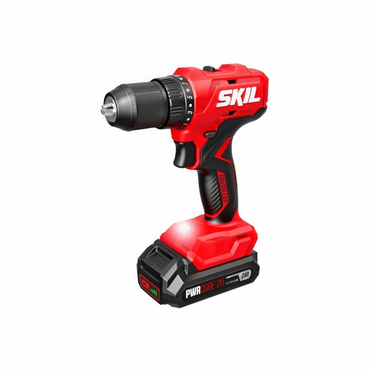 Дрель аккумуляторная SKIL DL6280, 2 акб 2 Ач, быстрое зарядное устройство