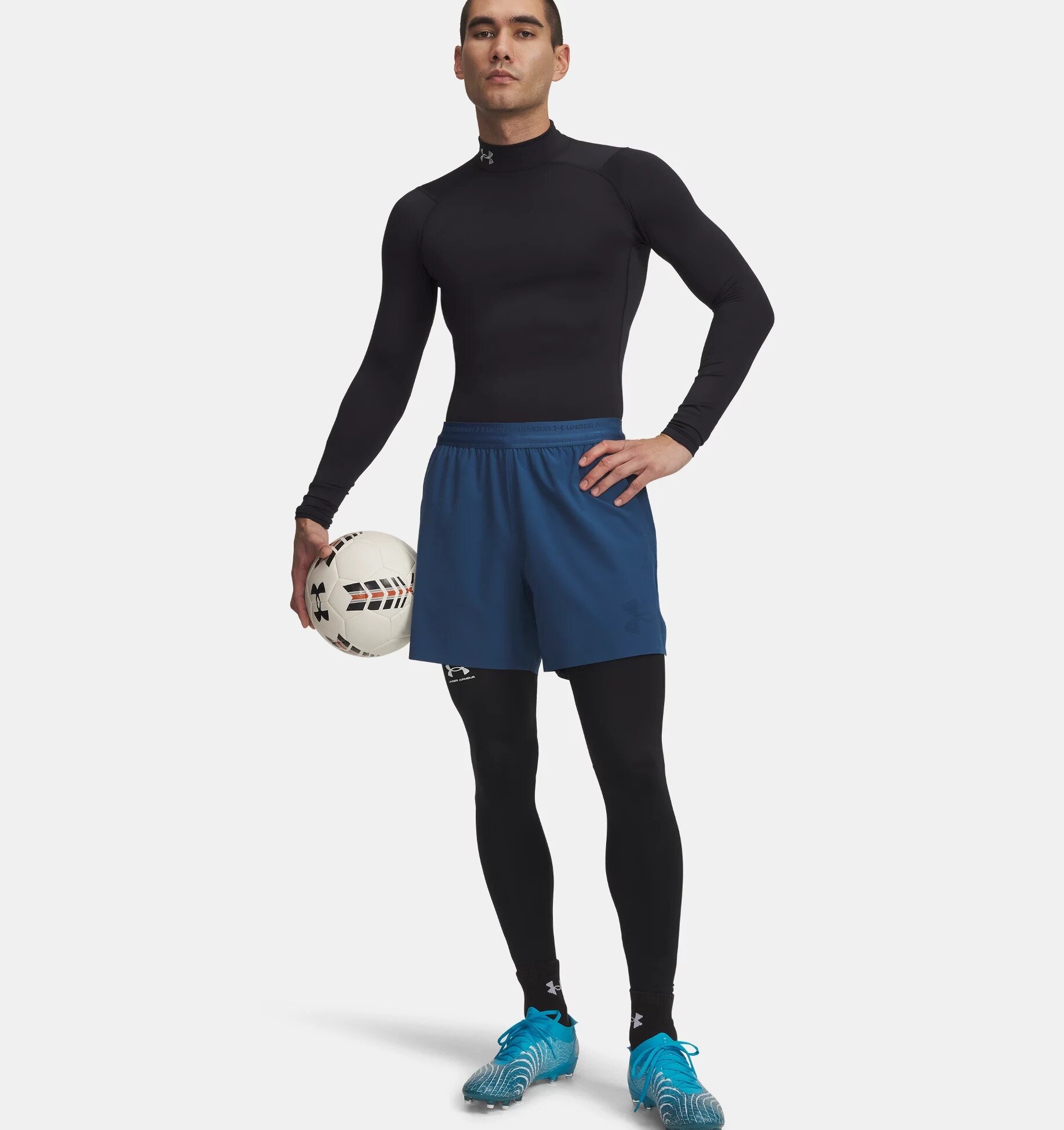 Термолегинсы Under Armour Cold Gear Leggings, размер M, черный — фото 1
