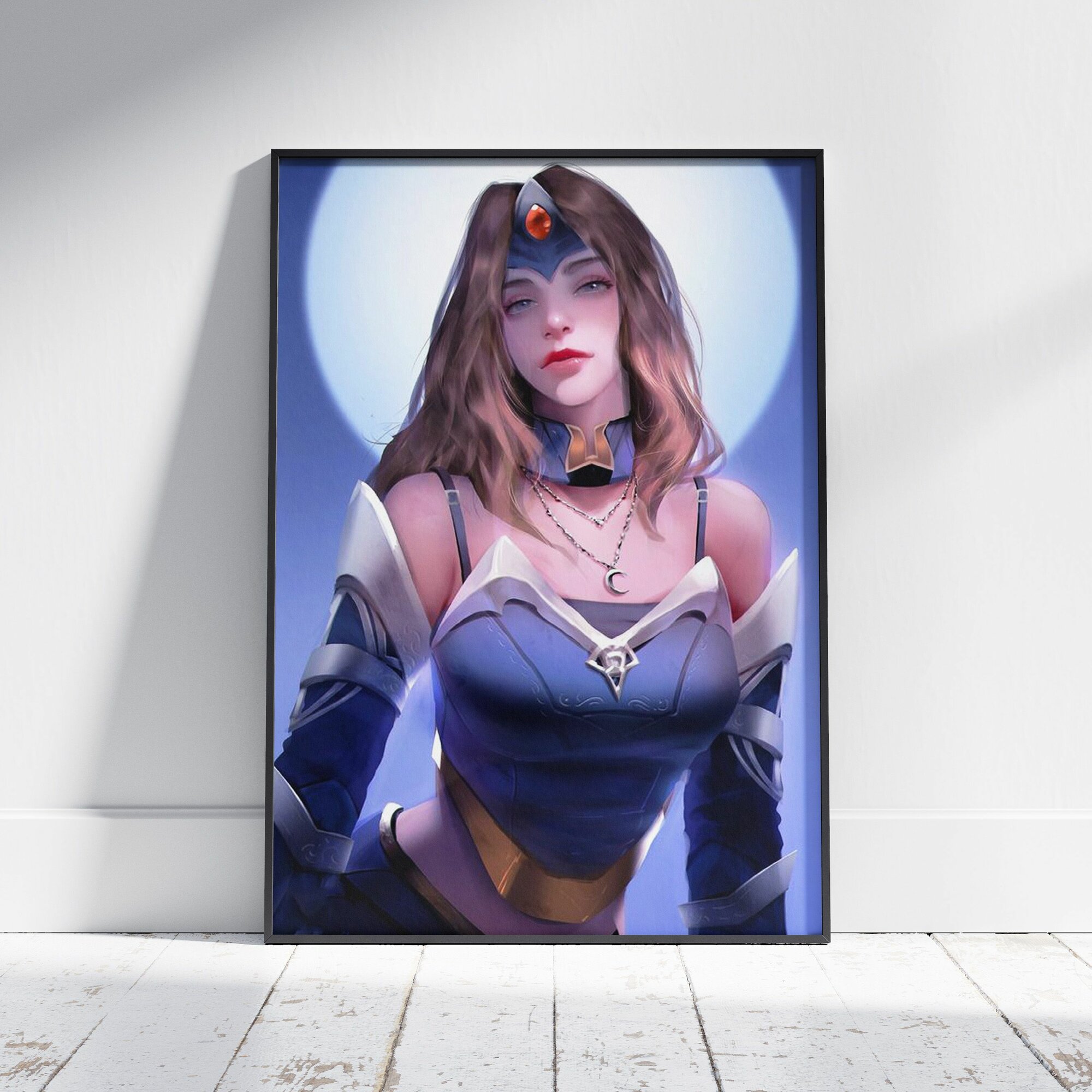 Плакат на стену для интерьера Dota 2 (Mirana 1) - Постер по игре формата A4 (21х30 см)