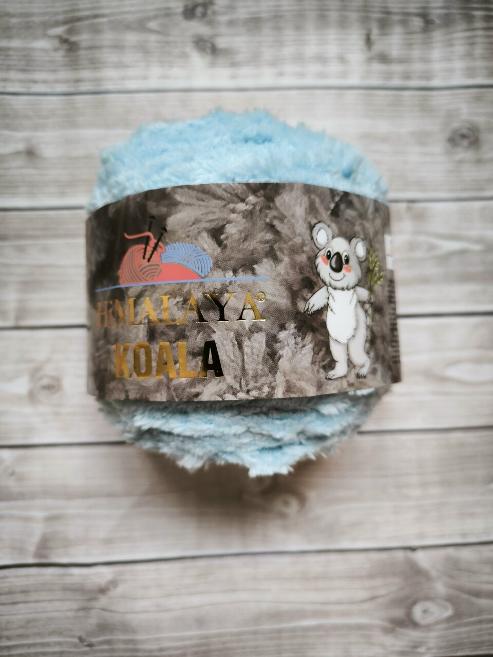 Пряжа Himalaya Koala, цвет 75718 св голубой, 1 моток, вес мотка 100 гр, длина нити 100 м (Хималая Коала)
