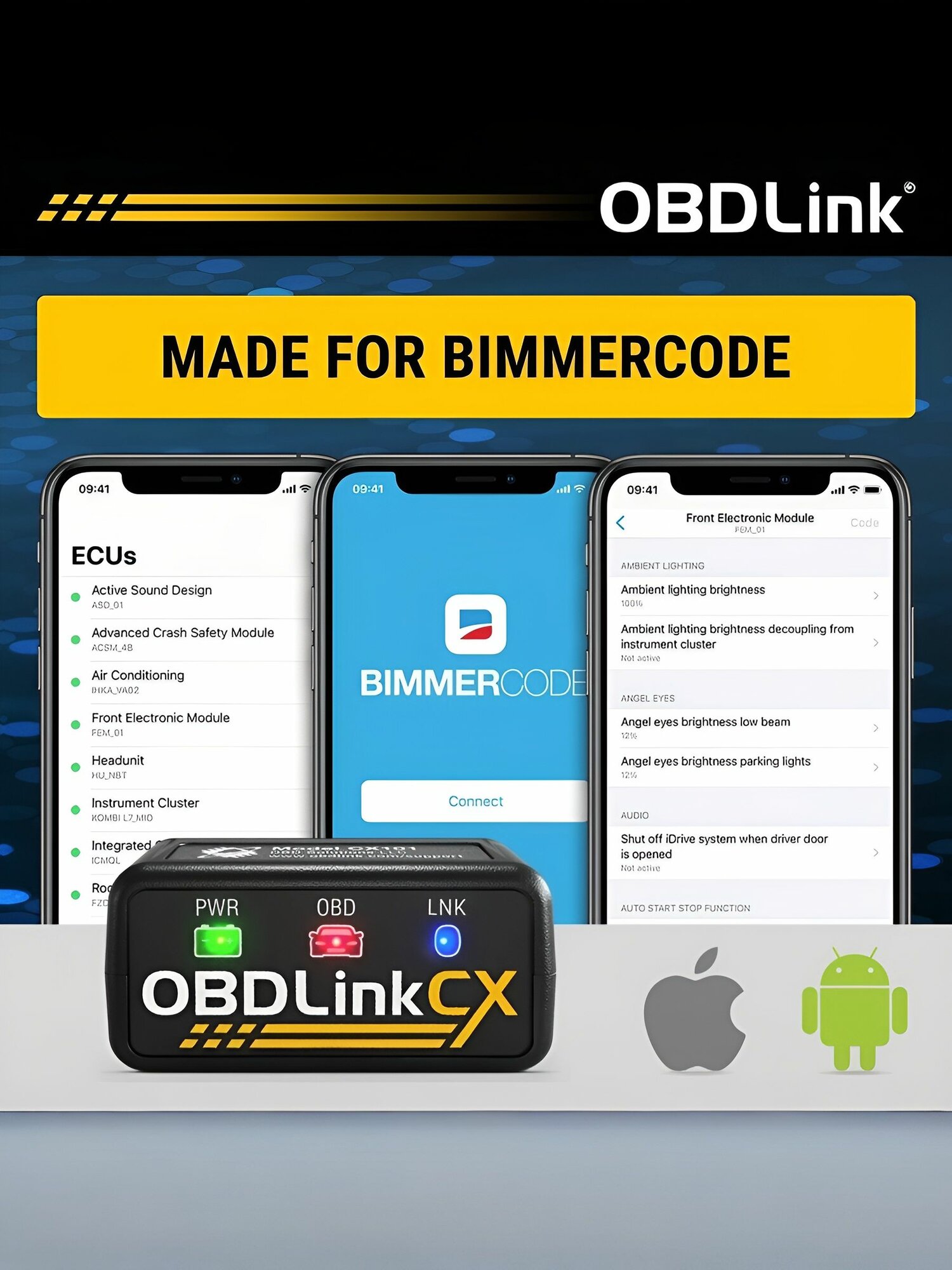 Автосканер OBDLink CX Bluetooth для BimmerCode — фото 1
