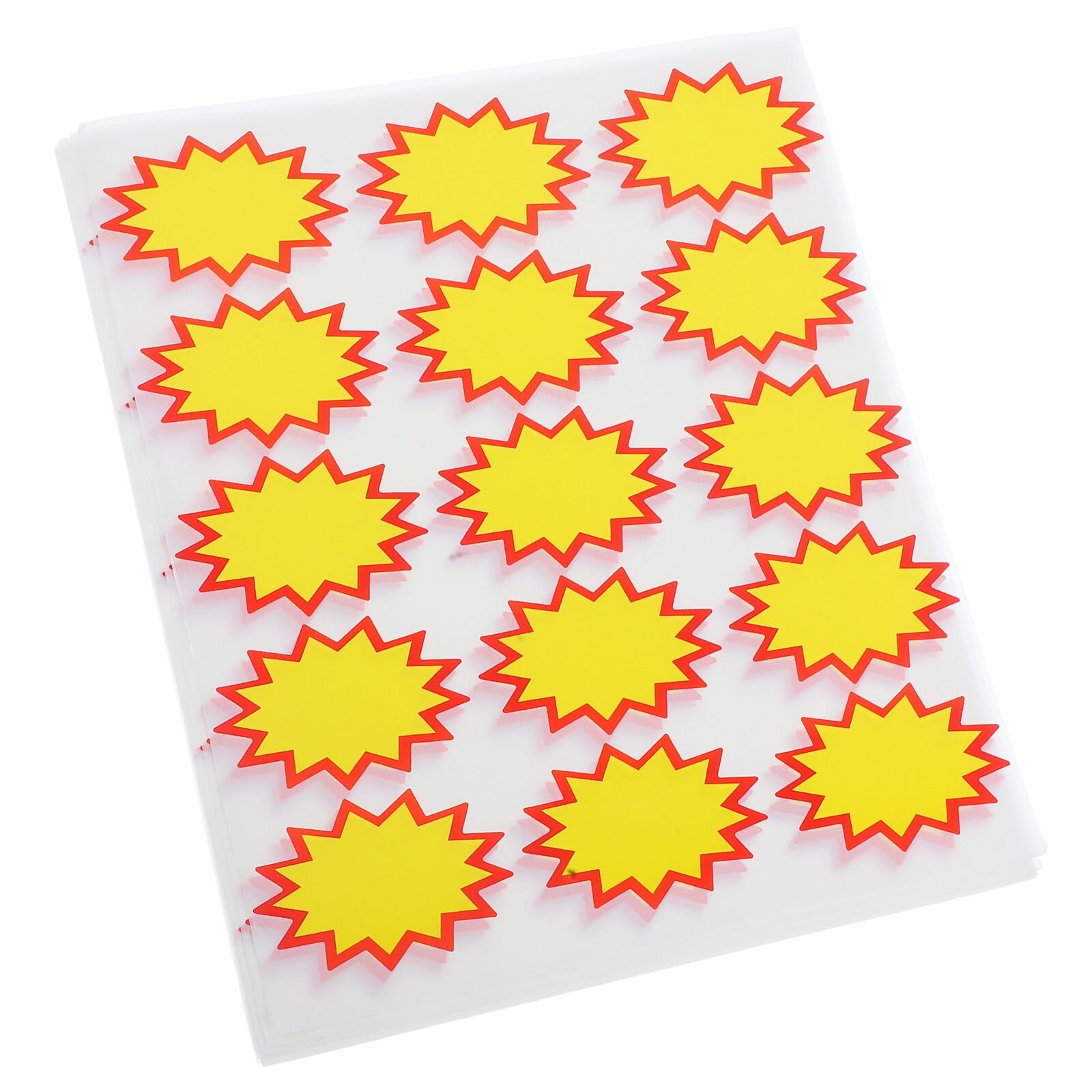 180 шт. розничных ценников, наклейки для распродаж, бирки для розничной продажи в форме звезды, сувениры для вечеринок в супермаркете, пустые самоклеящиеся этикетки для рекламных акций в магазине