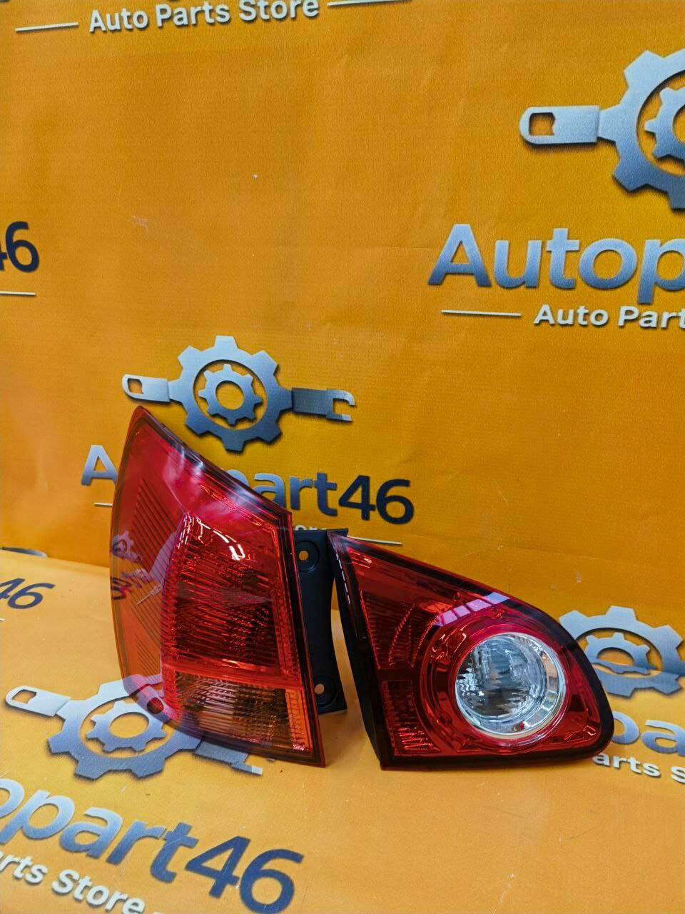 Фонари в крышку багажника и крыло левые комплект Ниссан Кашкай джи 10, Nissan Qashqai J10. Аналог