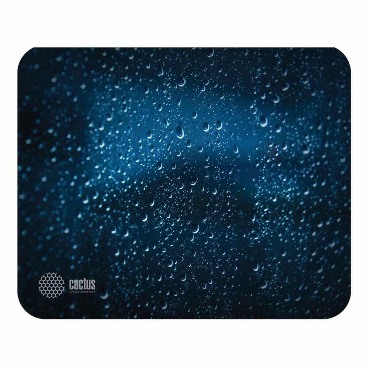 Коврик для мыши CACTUS CS-MP-P05XS Water Drops Мини черный 220x180x2мм (1728414), 40шт.