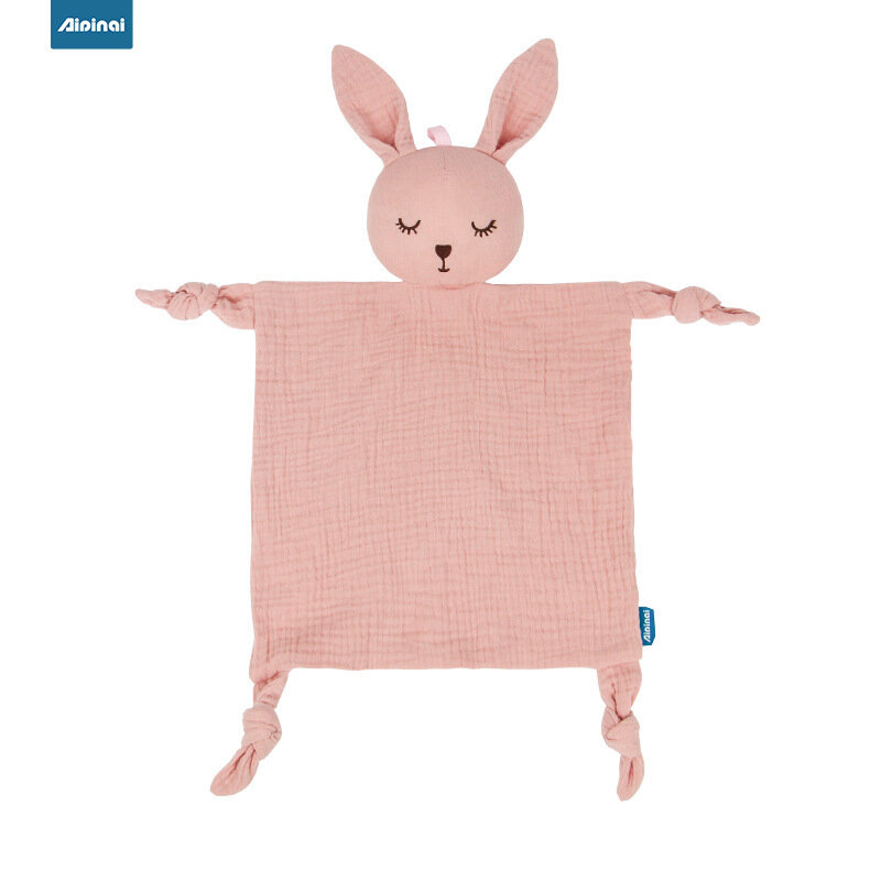Aipinqi полотенце для скорой помощи ребенку Двухслойное хлопковое Марлевое скользкое полотенце детская кукла для сна